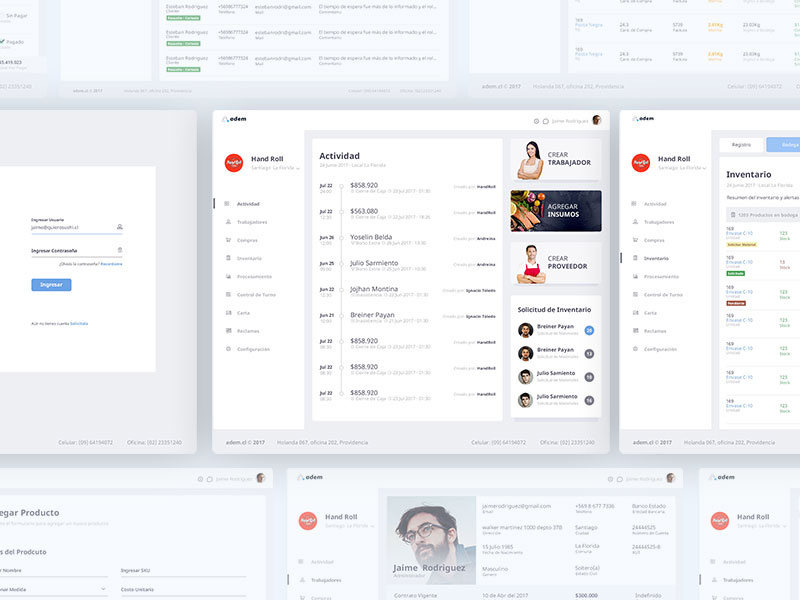 Dashboard Adem by Franco on Dribbble