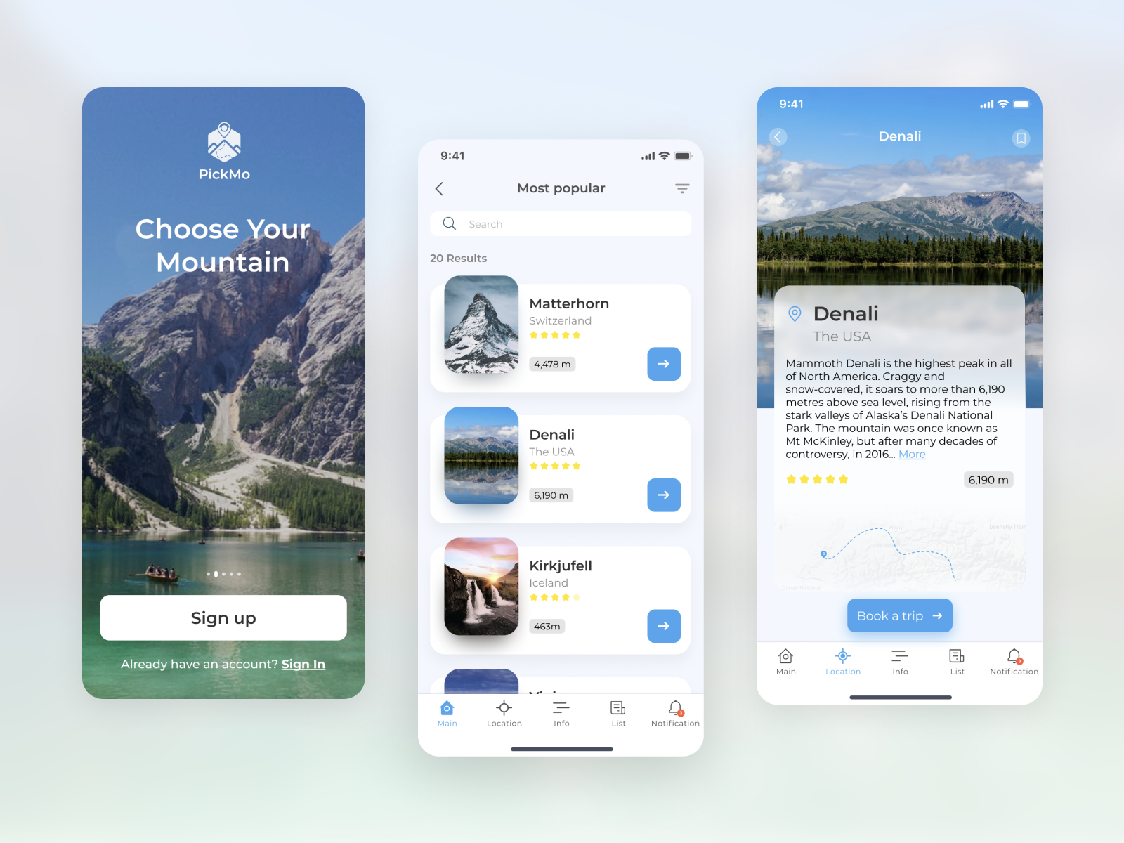 Mountains by NY_UI on Dribbble