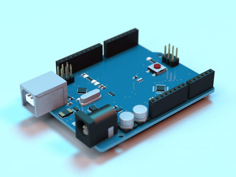 Electronic cards - Arduino UNO by Barbara on Dribbble