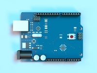 Electronic cards - Arduino UNO by Barbara on Dribbble