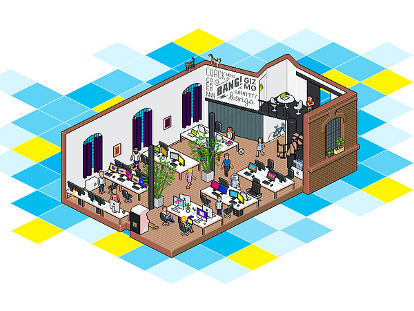 Pixel Office 👾 by Julian Leiss for Indicius on Dribbble