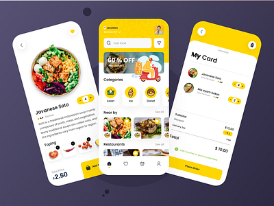 Food App by Angga P 🐞 Motion Designer on Dribbble