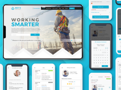 On-demand Labour Freelance Platform by Radhika Gupta on Dribbble