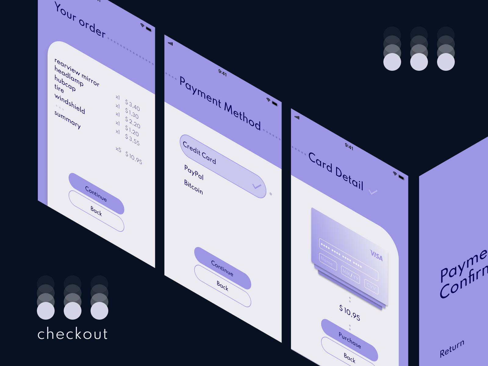 №002 Daily UI Challenge - Checkout by Lyuba on Dribbble