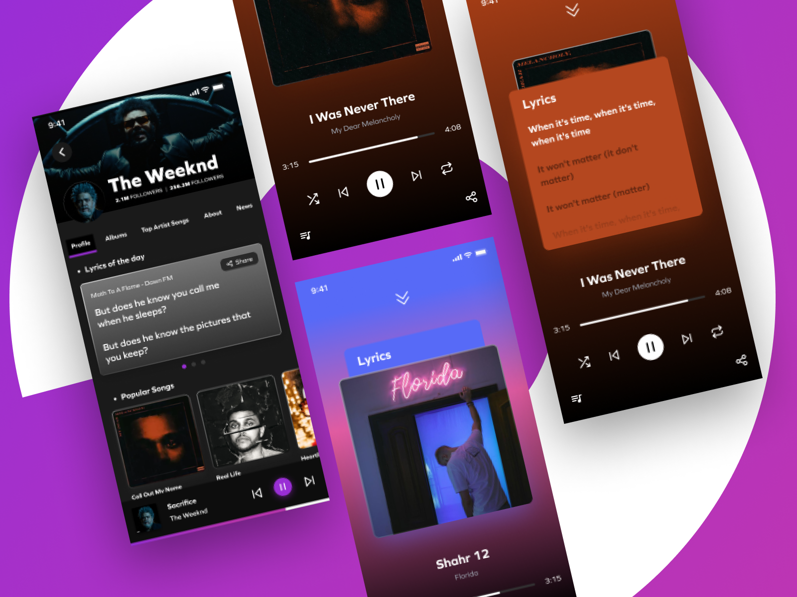 Anghami Mobile App - Redesign Concept by EslamNssar on Dribbble