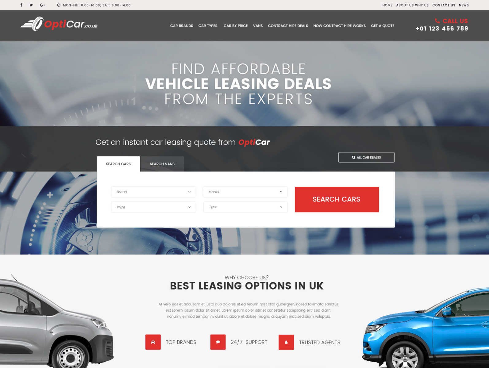 Vehicle Leasing by Igor Militch on Dribbble