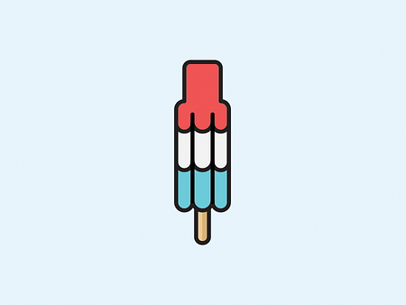 Bomb Pop by Casey Labatt-Simon on Dribbble