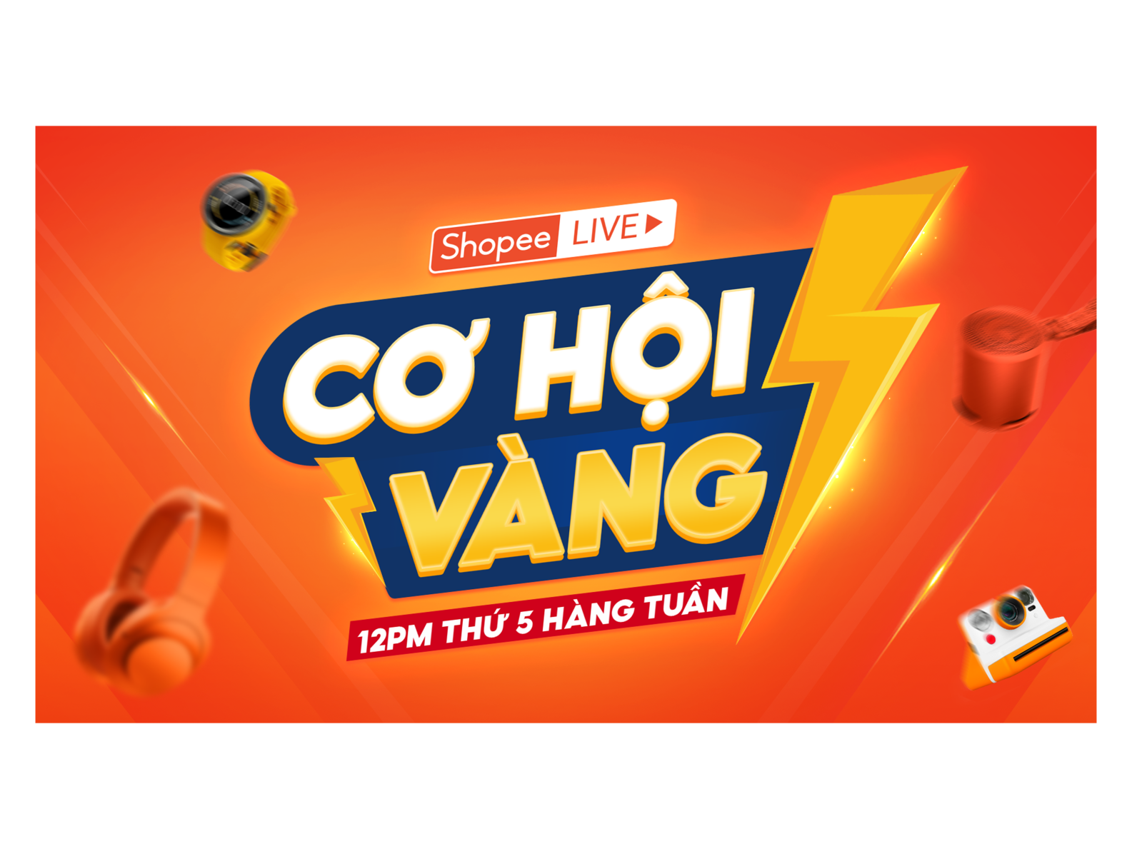 SHOPEE LIVE - GOLDEN CHANCE BAU SHOW by Minh Khôi Trần on Dribbble