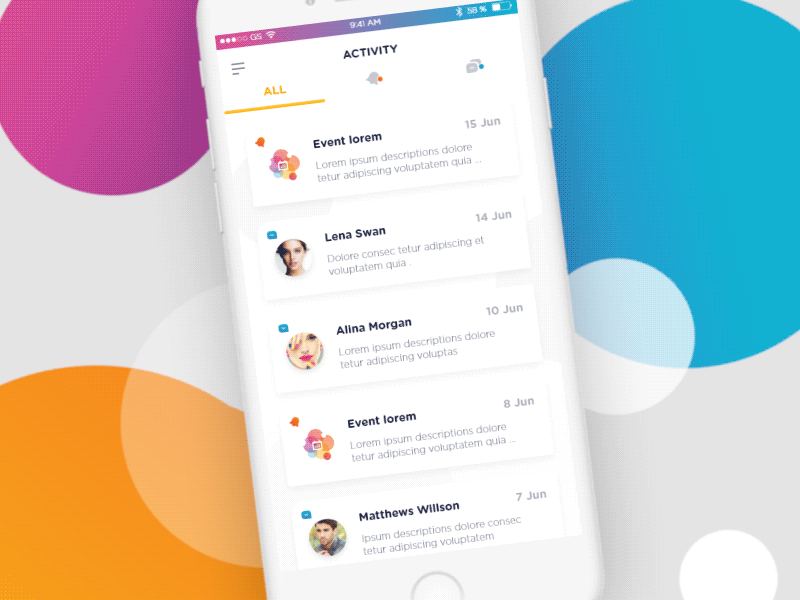 Caper Day 4 - Delete Notification Flow by Javier Oliver on Dribbble