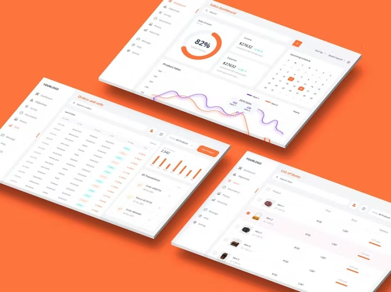 E-commerce Dashboard, Sales Admin & Orders CMS UI by Nagaredesign on ...