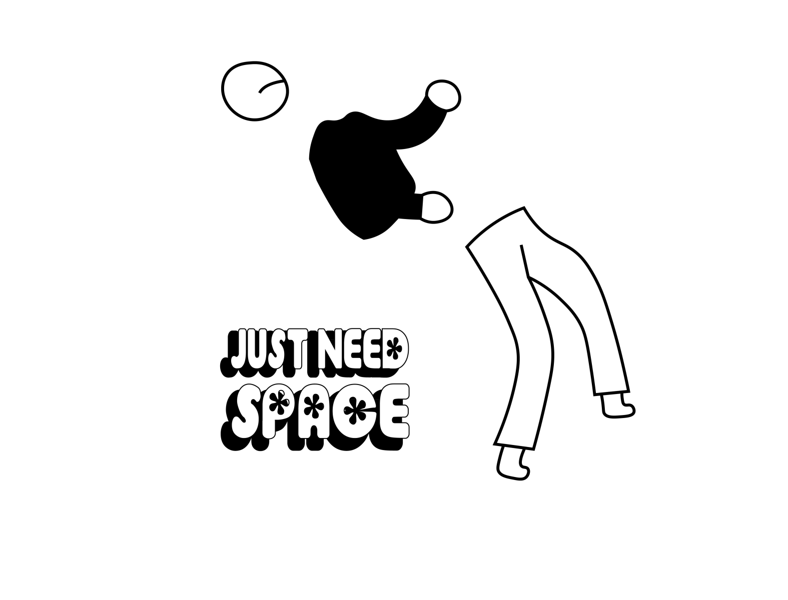 Design T-shirt : Need Space by Dika Amran Mardika on Dribbble