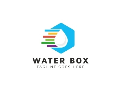 Water Box Logo by iRussu on Dribbble