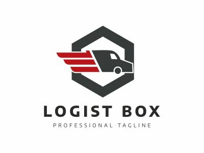 Logistics Box Logo by iRussu on Dribbble