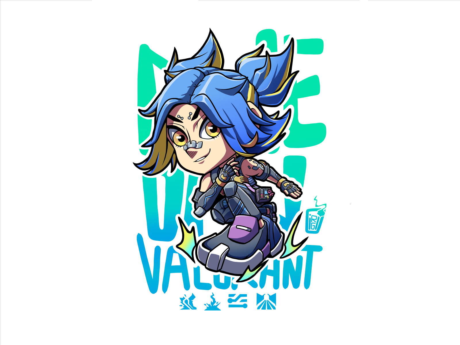 NEON | Full Body | [Valorant] | Tshirt Design by IrgiNM on Dribbble