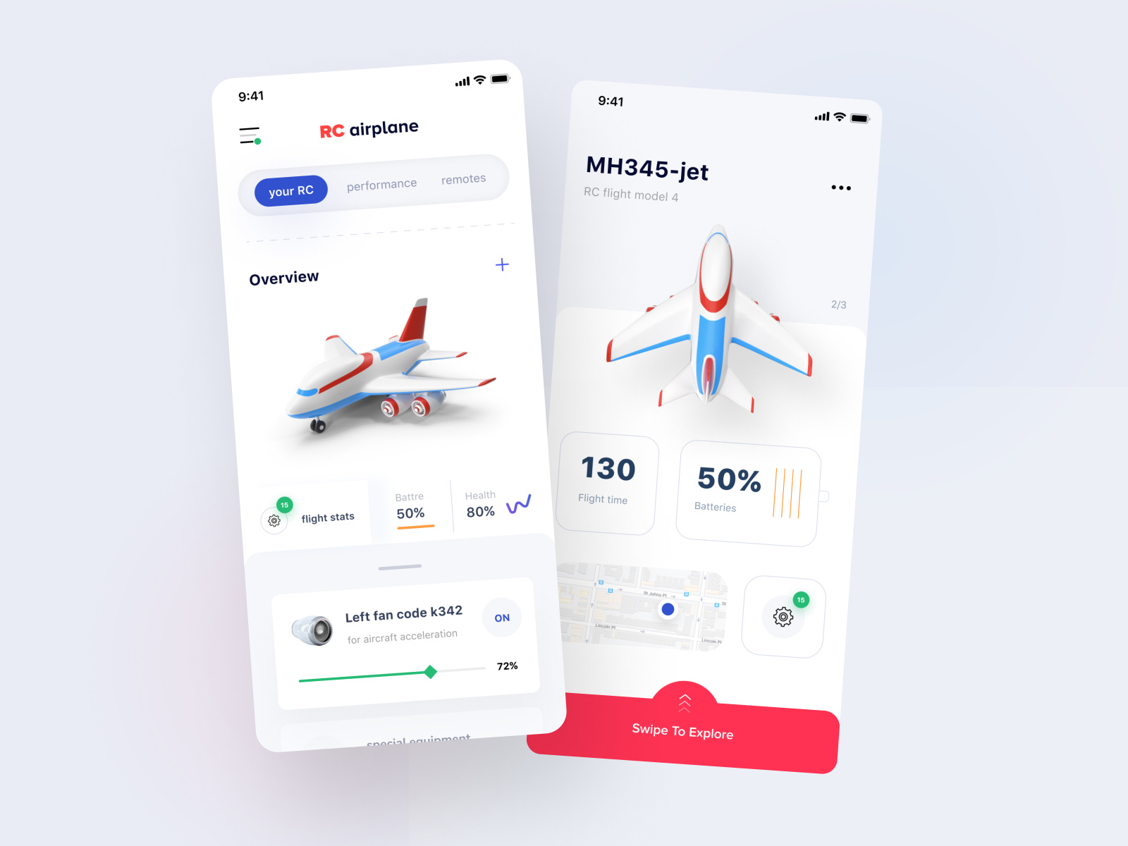RC Airplane Apps by M Rizky Edriansyah on Dribbble