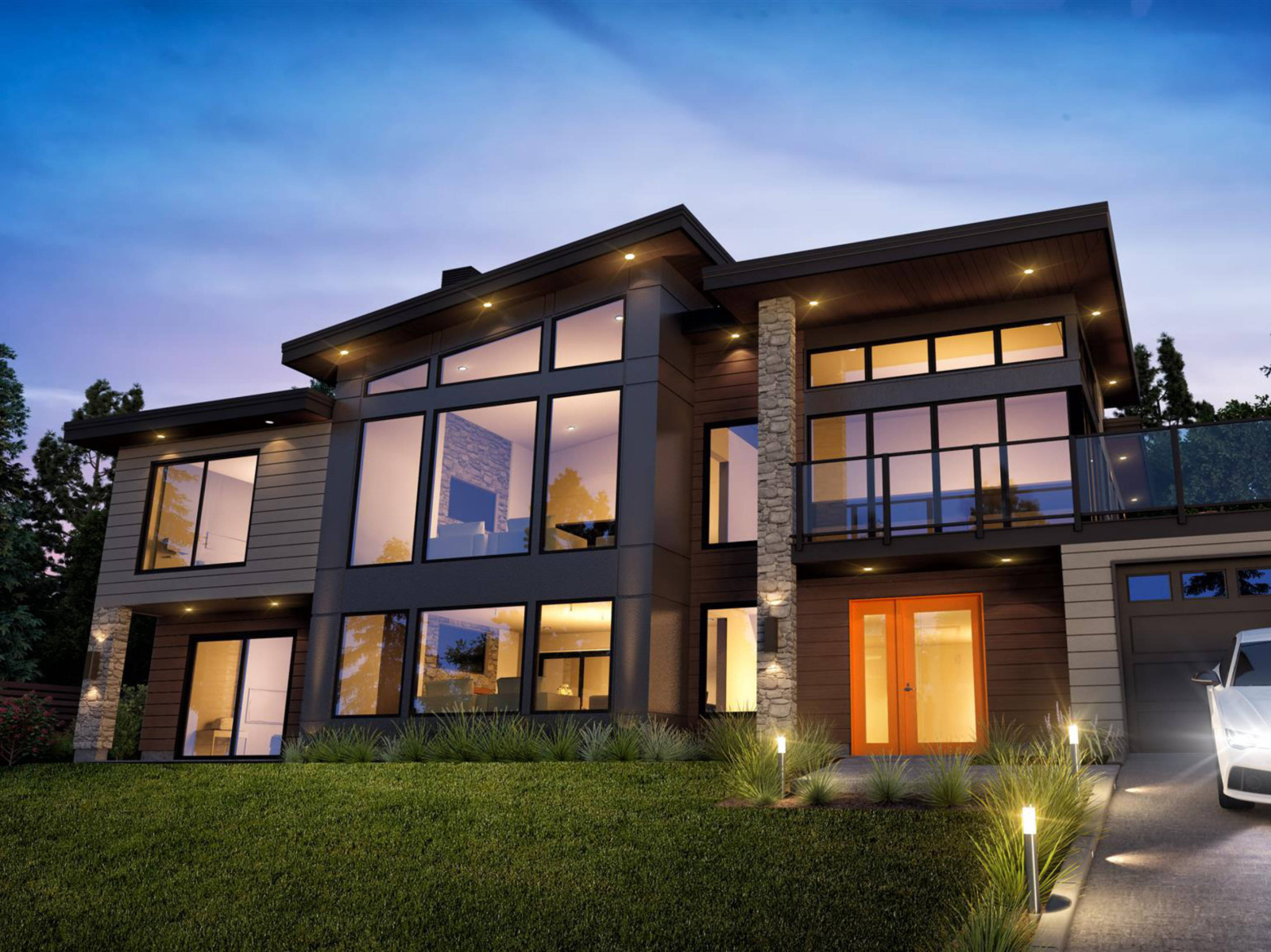 Dusk Rendering by renderfiverr on Dribbble