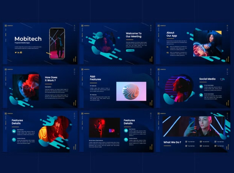 Mobitech - Mobile Proposal Google Slides Template by wayweecreative on ...