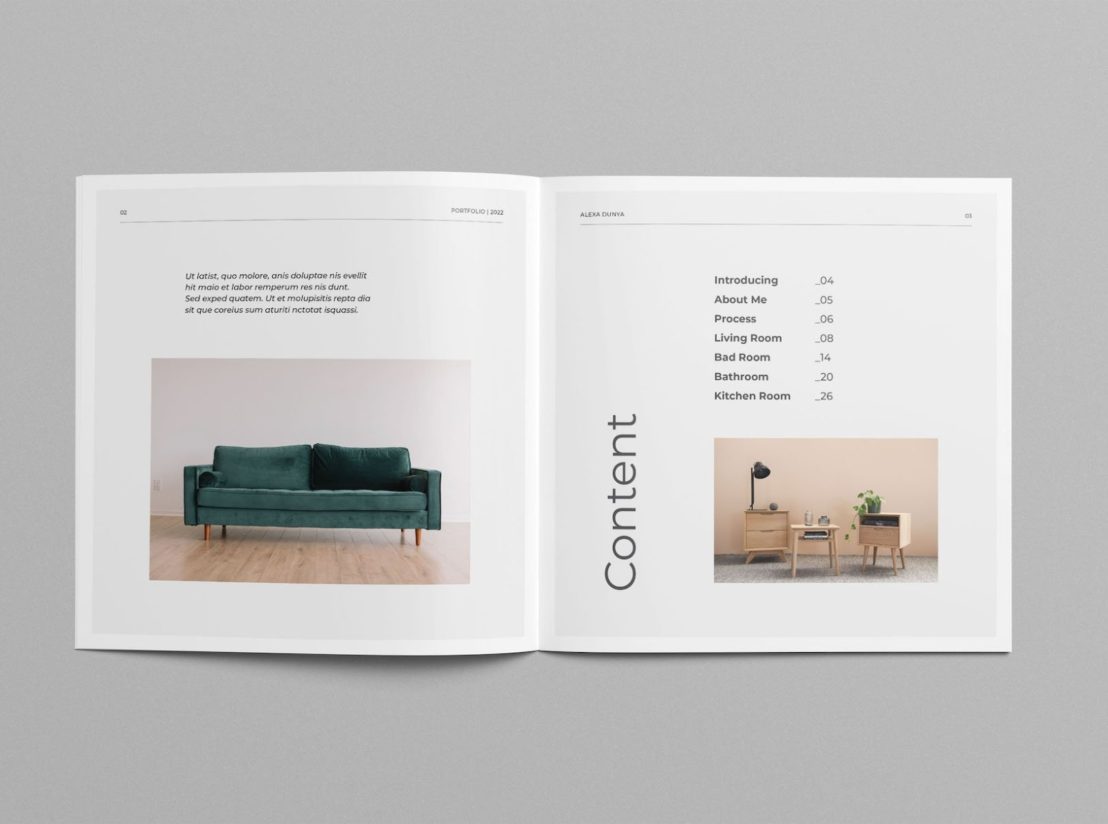 Square Interior InDesign Template #3 by PohonPisang on Dribbble