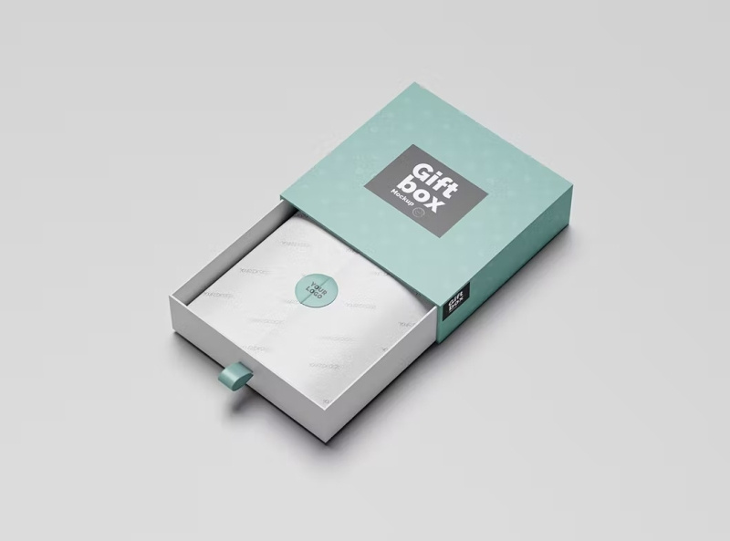 Gift Box Mockup by Graphic_World898 on Dribbble
