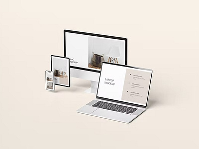 Multi Device Mockup by Graphic_World898 on Dribbble