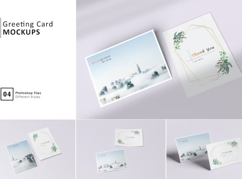 Greeting Card Mockups by Getproject22 on Dribbble