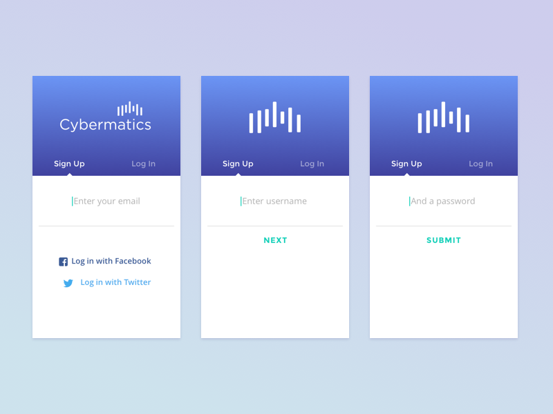 Daily UI #001 - Sign Up by Drod on Dribbble