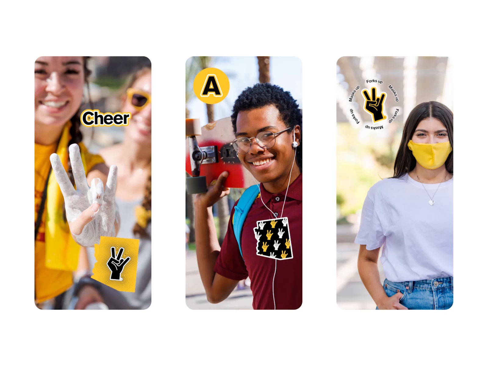 Giphy stickers by Allison Perlis on Dribbble