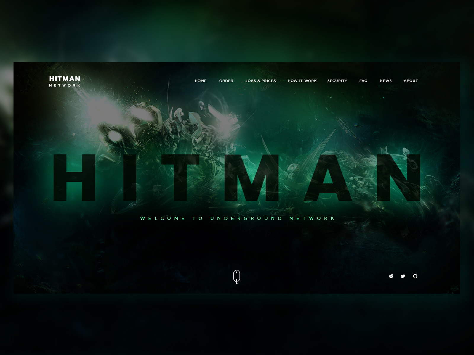 Hitman Network by Mayur on Dribbble