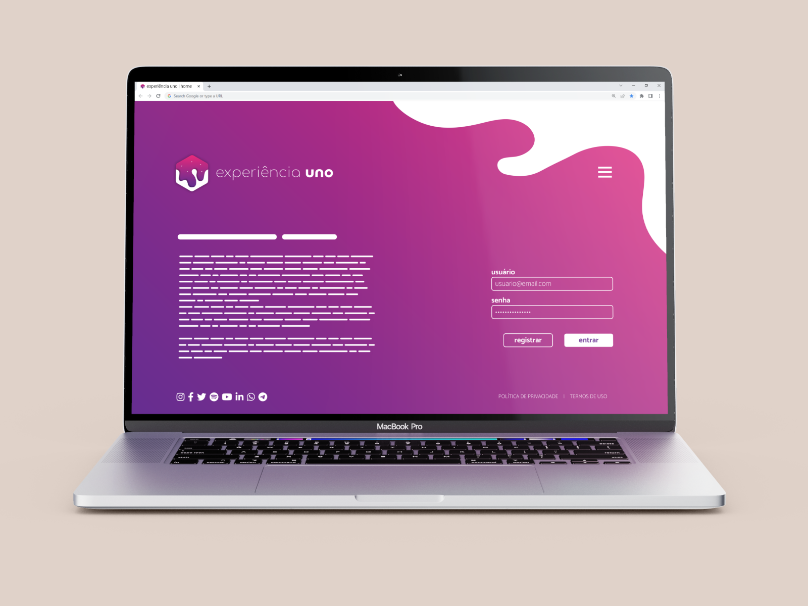 uno · website for online community by Filipe Conde on Dribbble
