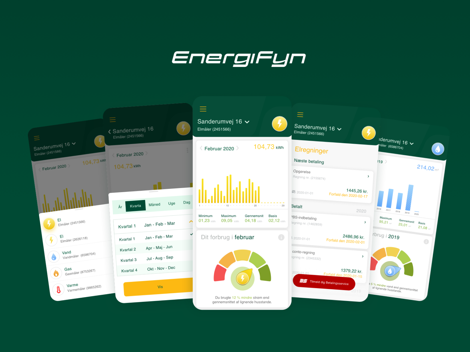 Energy consumption app by Alex Tripa on Dribbble