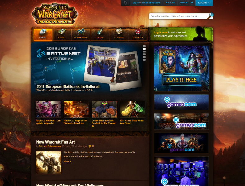 World of Warcraft by Mathieu Magrez on Dribbble