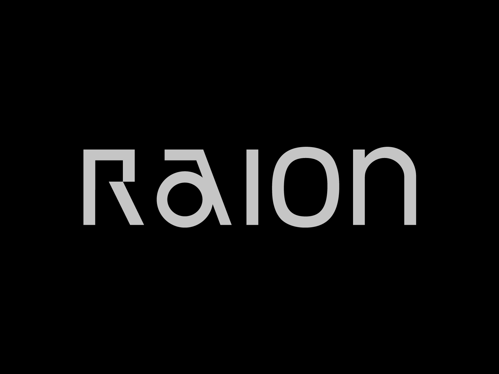 RAION Wordmark Exploration by Kasparas Sipavičius on Dribbble