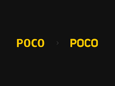 POCO Logo Redesign by Rudraksh on Dribbble