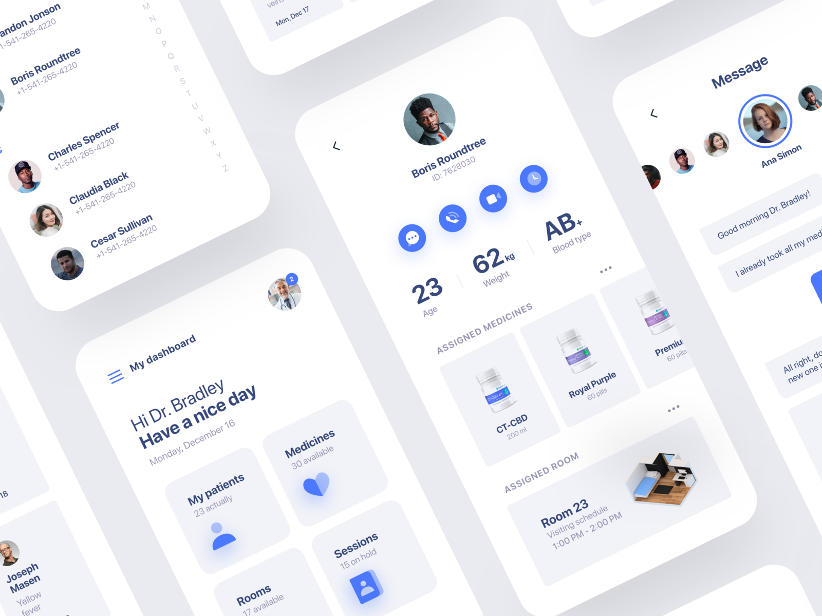 Medical Assistant App by Gerson Portillas on Dribbble