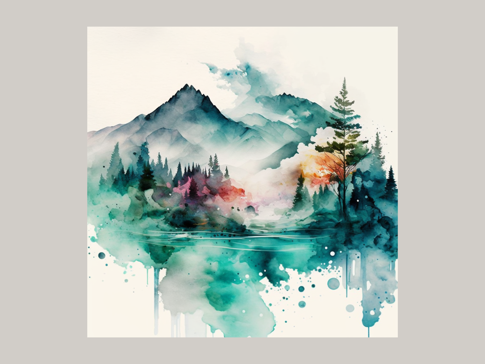 The peaceful scenery of a leisurely morning by Avocado Design Studio on ...