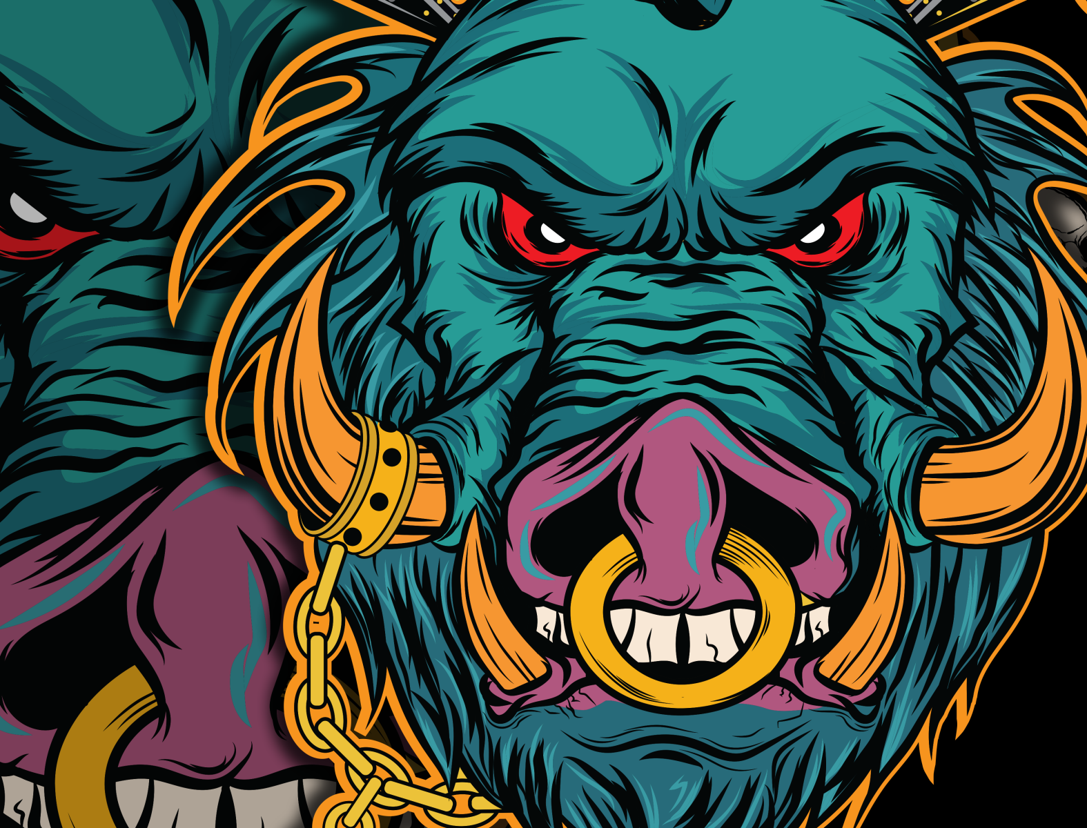 Boar S Grunt Production By Mat M Booc On Dribbble