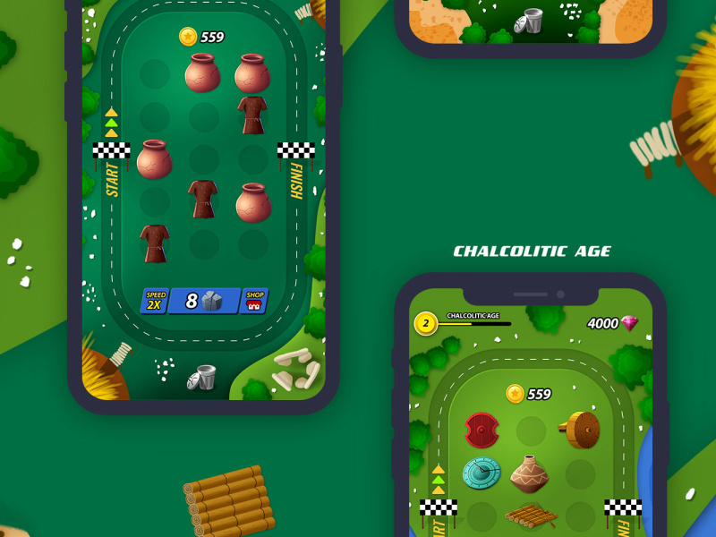 Merge game by Alexander Skachkov on Dribbble