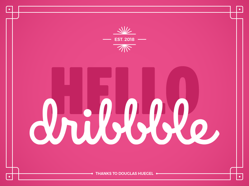 Hello Dribbble! by Abigail Zug on Dribbble