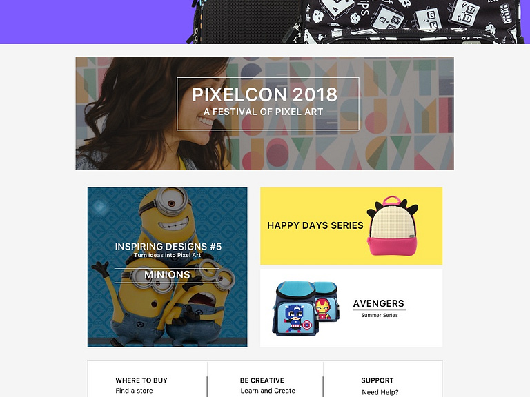Upixel website by Tav on Dribbble