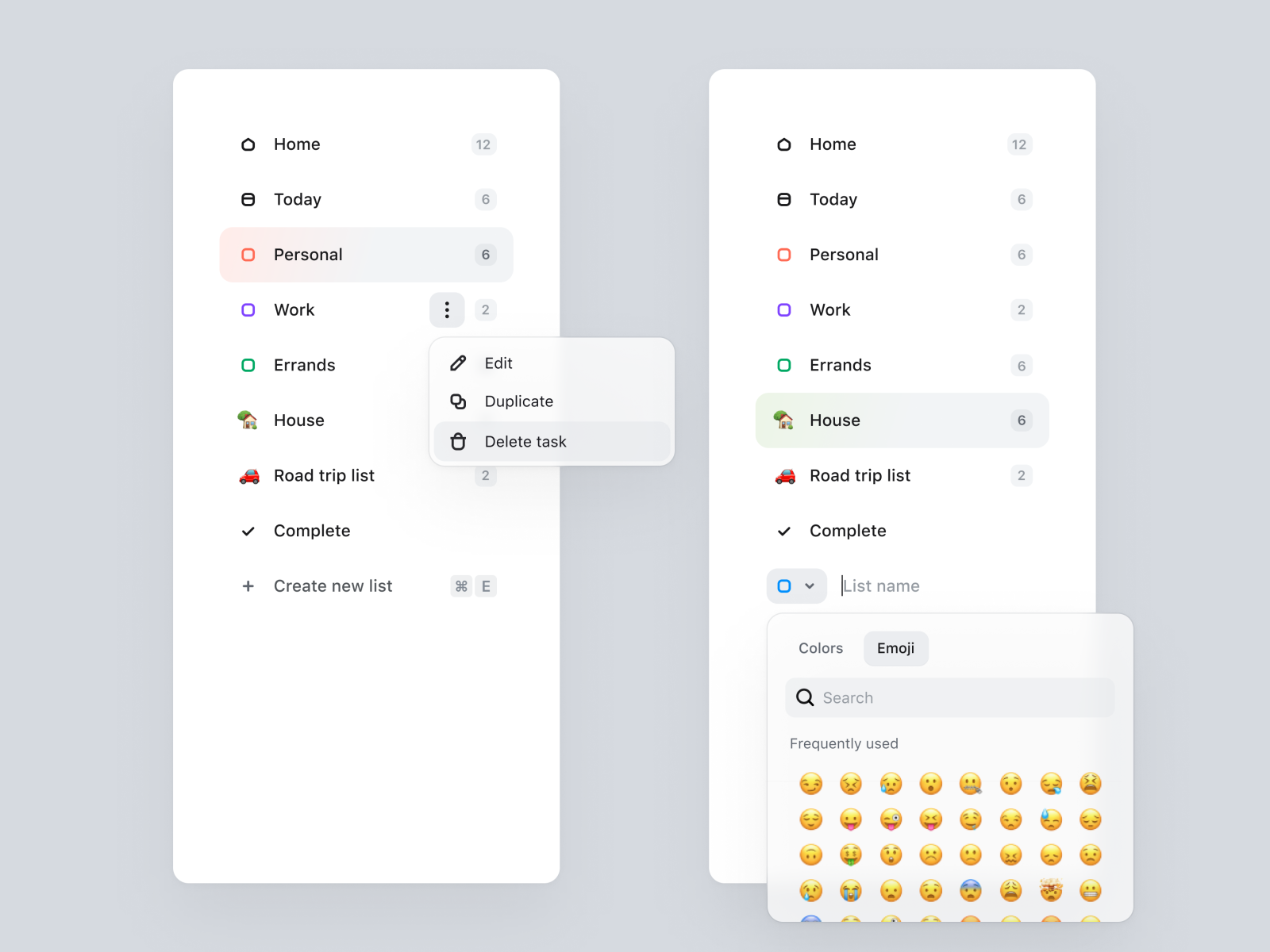 Navigation panel by Jakub Antalik on Dribbble