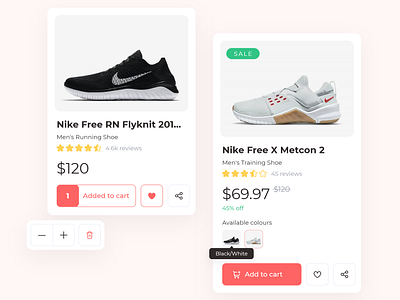 Product Card UI Design by Irfan on Dribbble