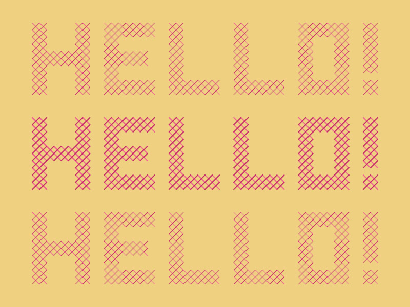 Criss-Cross by Daniel Rebman on Dribbble