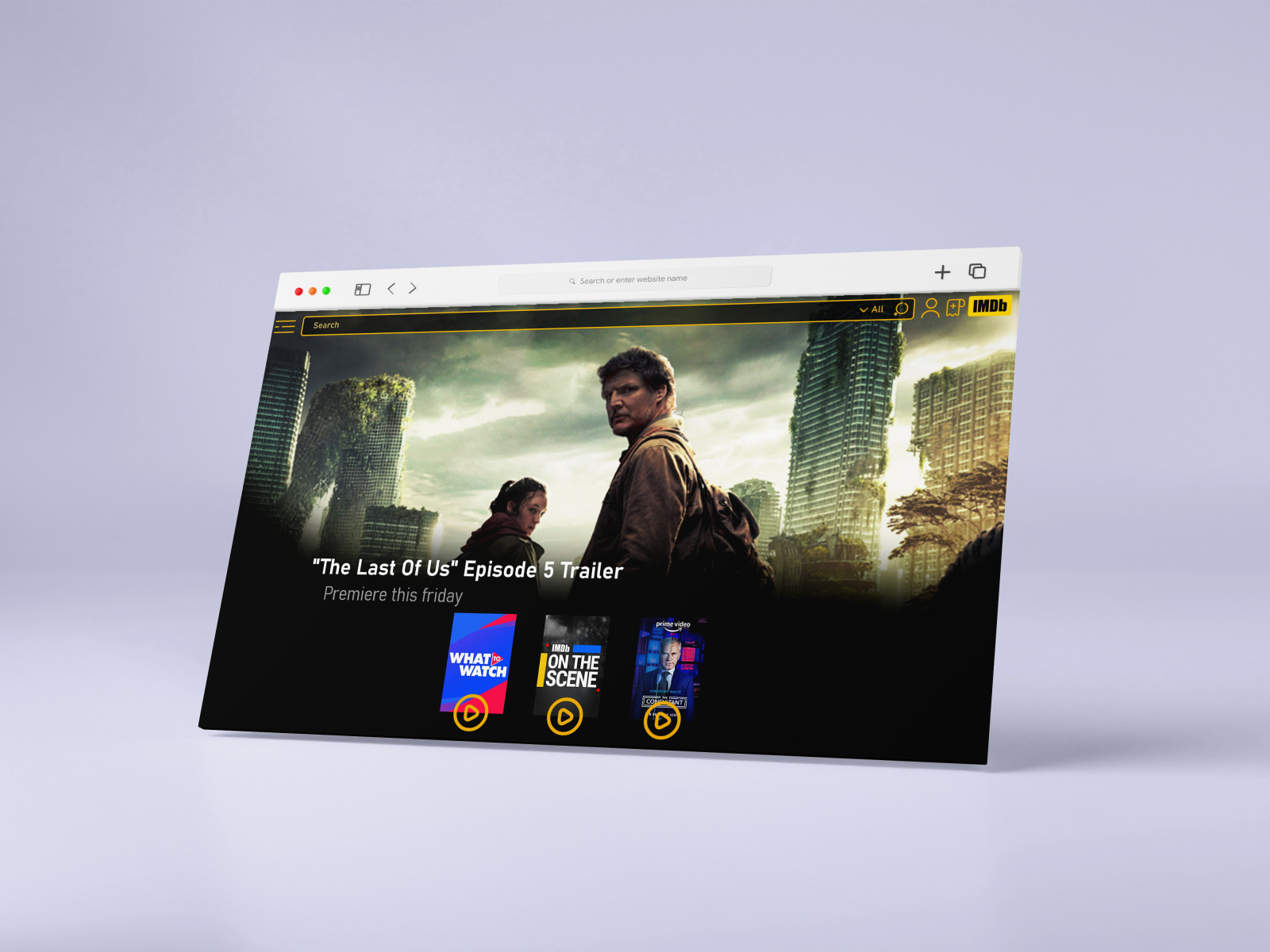Redesigned IMDB Website by ra talebi on Dribbble