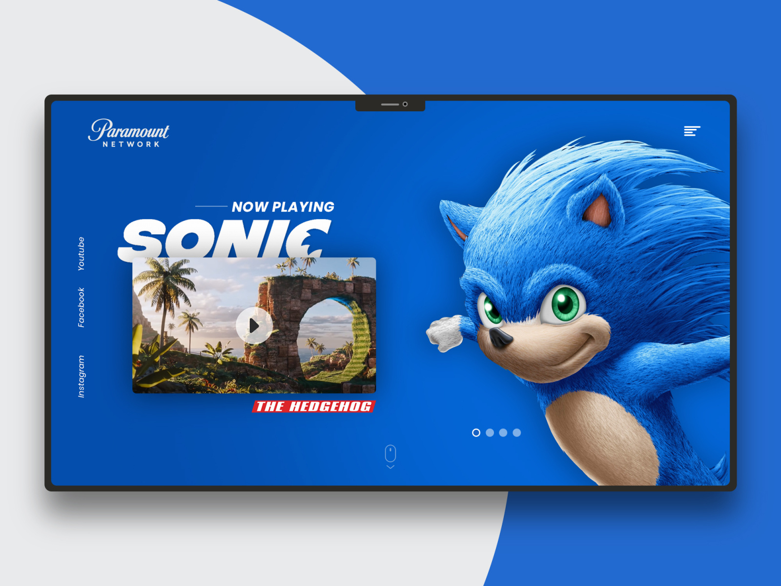 Sonic the hedgehog | Landing page by Vijith Designer on Dribbble