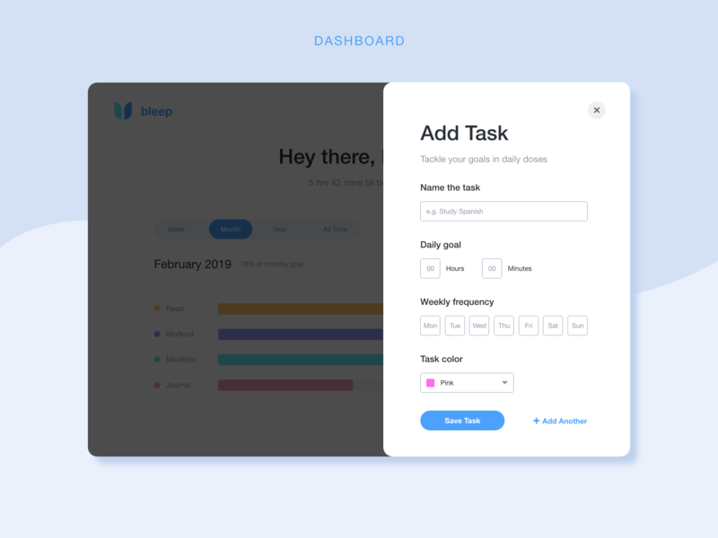 Add A Task - Task Management UI by Danny Sapio on Dribbble