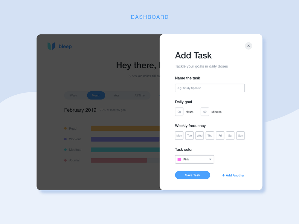 Add A Task - Task Management UI by Danny Sapio on Dribbble