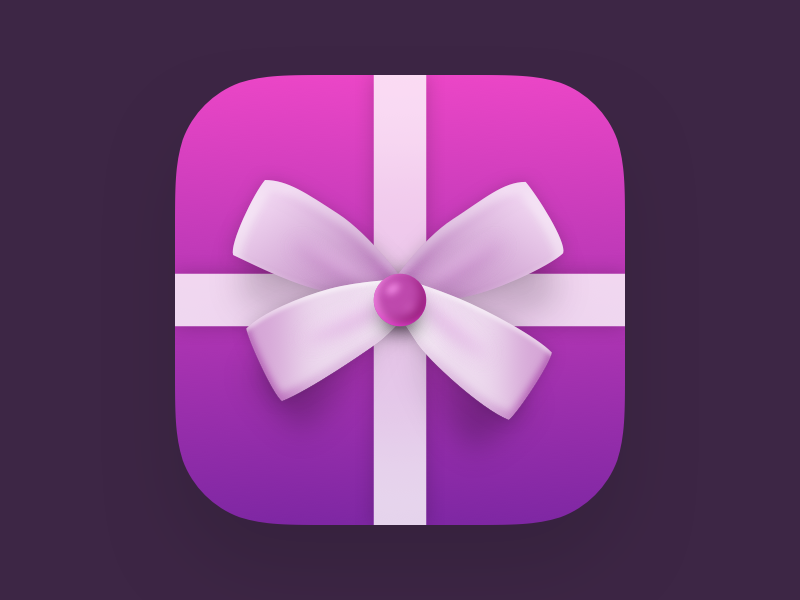 Gift App Icon by Yannick Lung on Dribbble