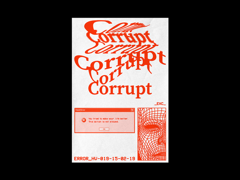 Corrupt designs, themes, templates and downloadable graphic elements on ...