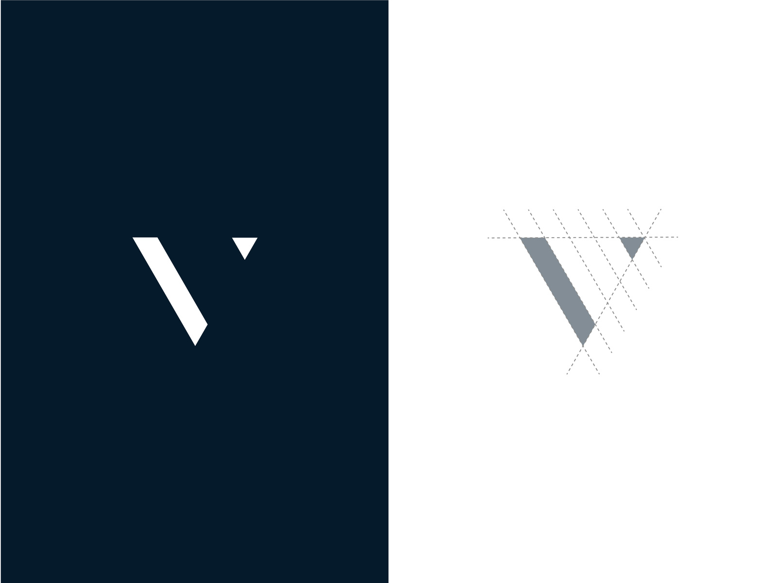 V Logo Concept by Hesam Sanei on Dribbble