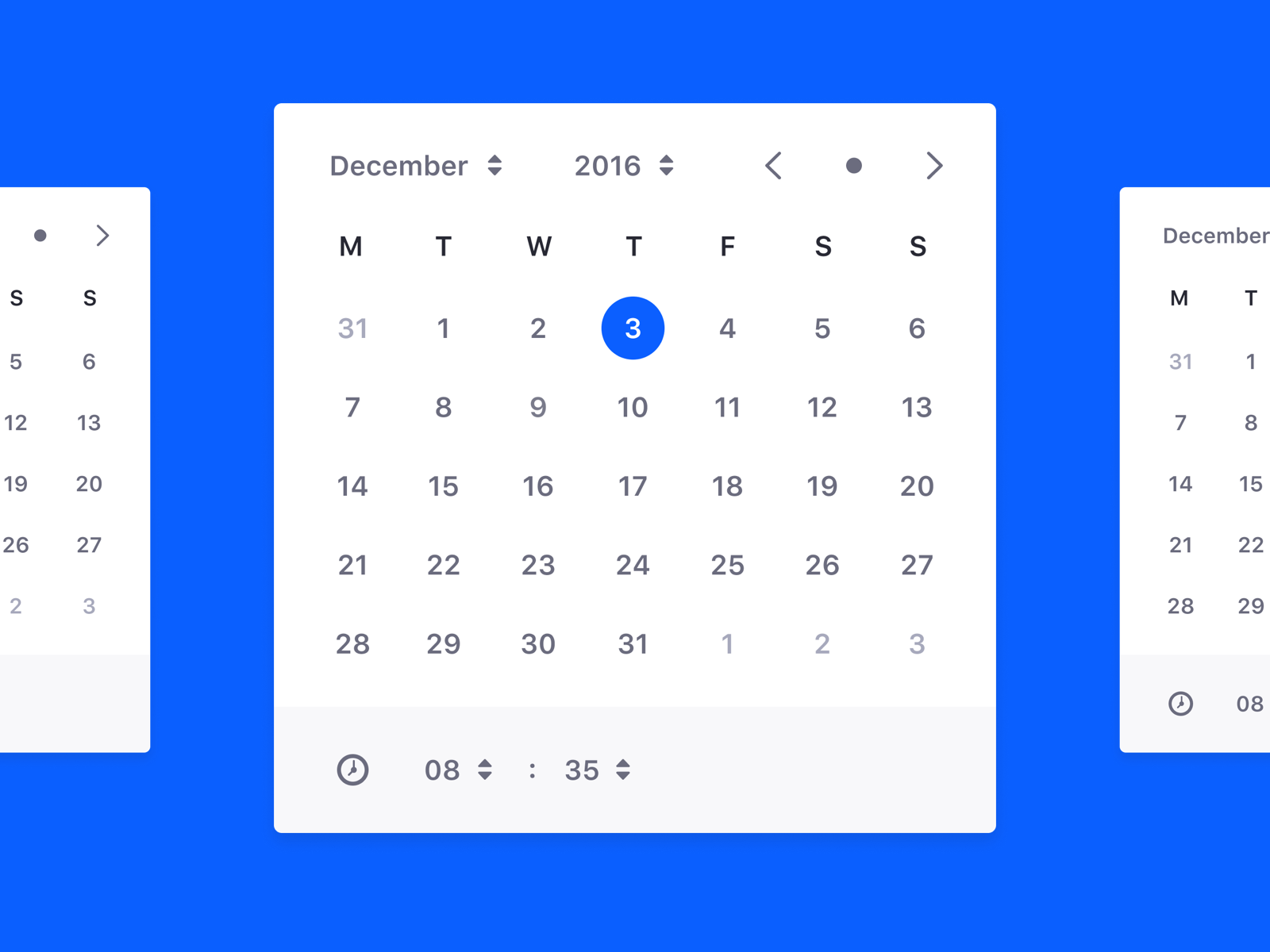 Date And Time Picker draft By Emiliano Cicero For Liferay Design On